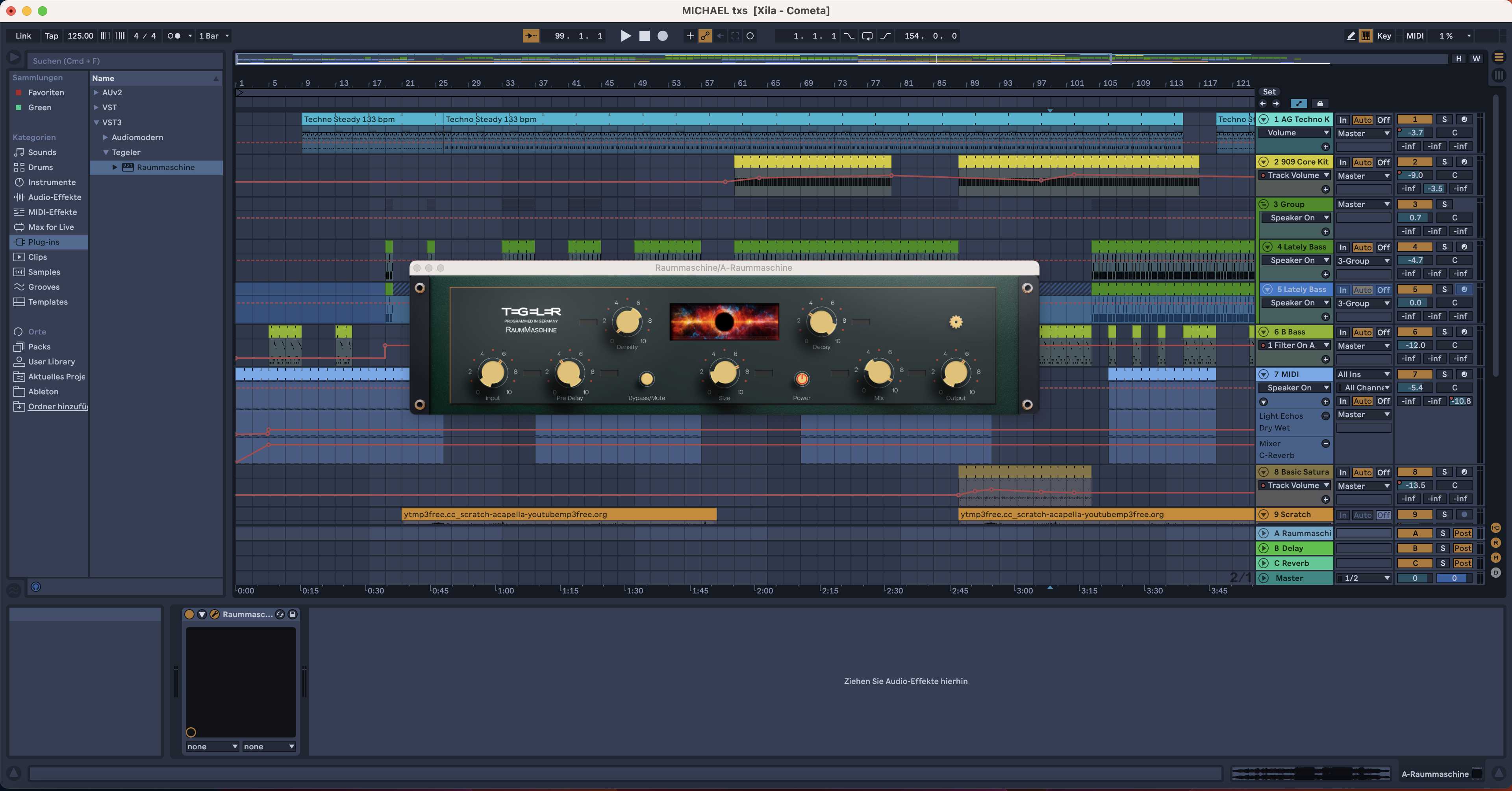 Tegeler | Raummaschine | Hall-Plug-in